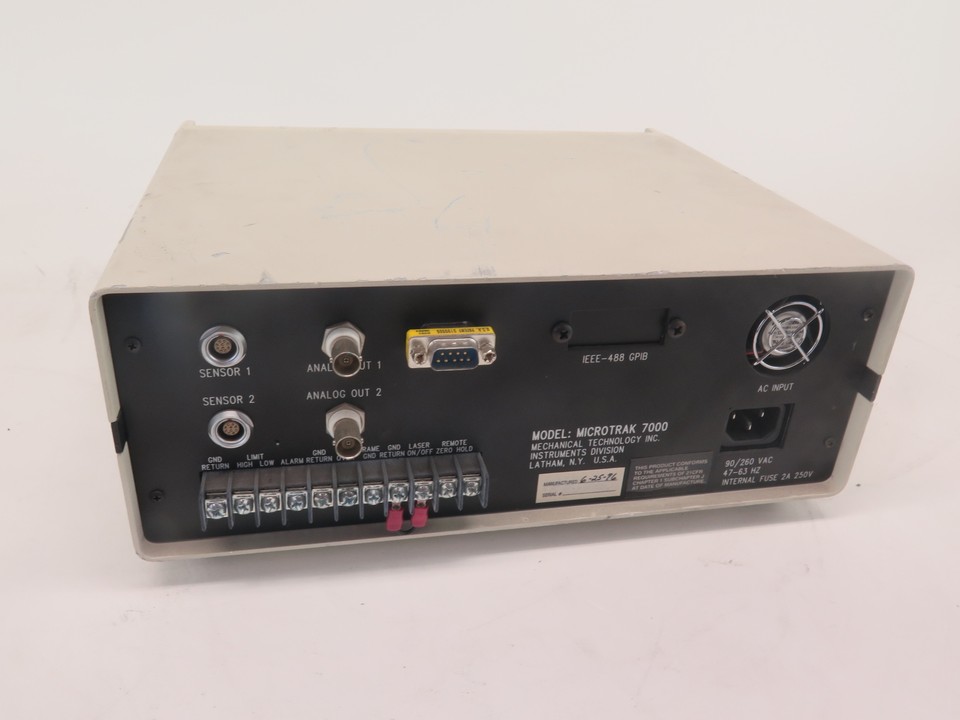 MTI Instruments Microtrak 7000 Laser Displacement Sensor | eBay