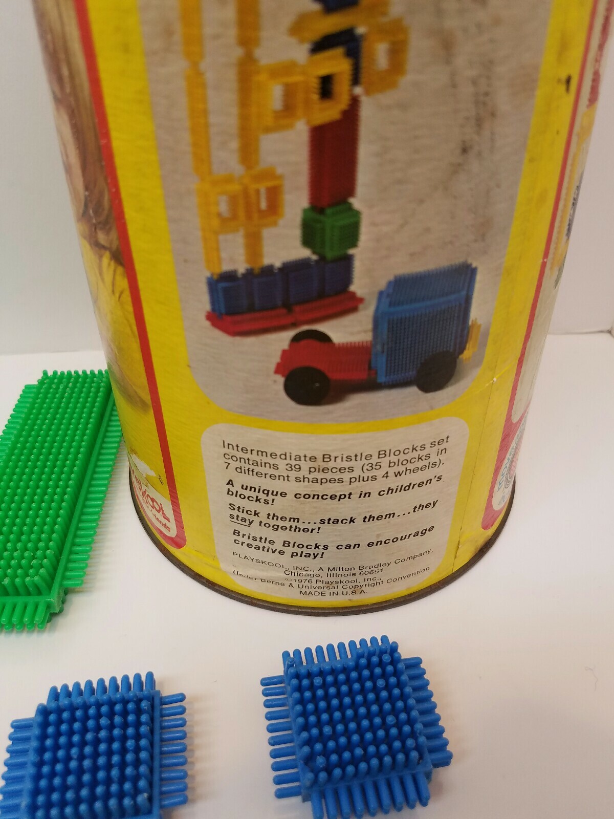 Vintage BRISTLE BLOCKS Building Toy Set - PLAYSKOOL 1976 | eBay