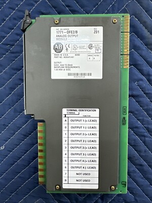USED Allen Bradley 1771-OFE2/B Analog Output Module REV .Z01 | eBay