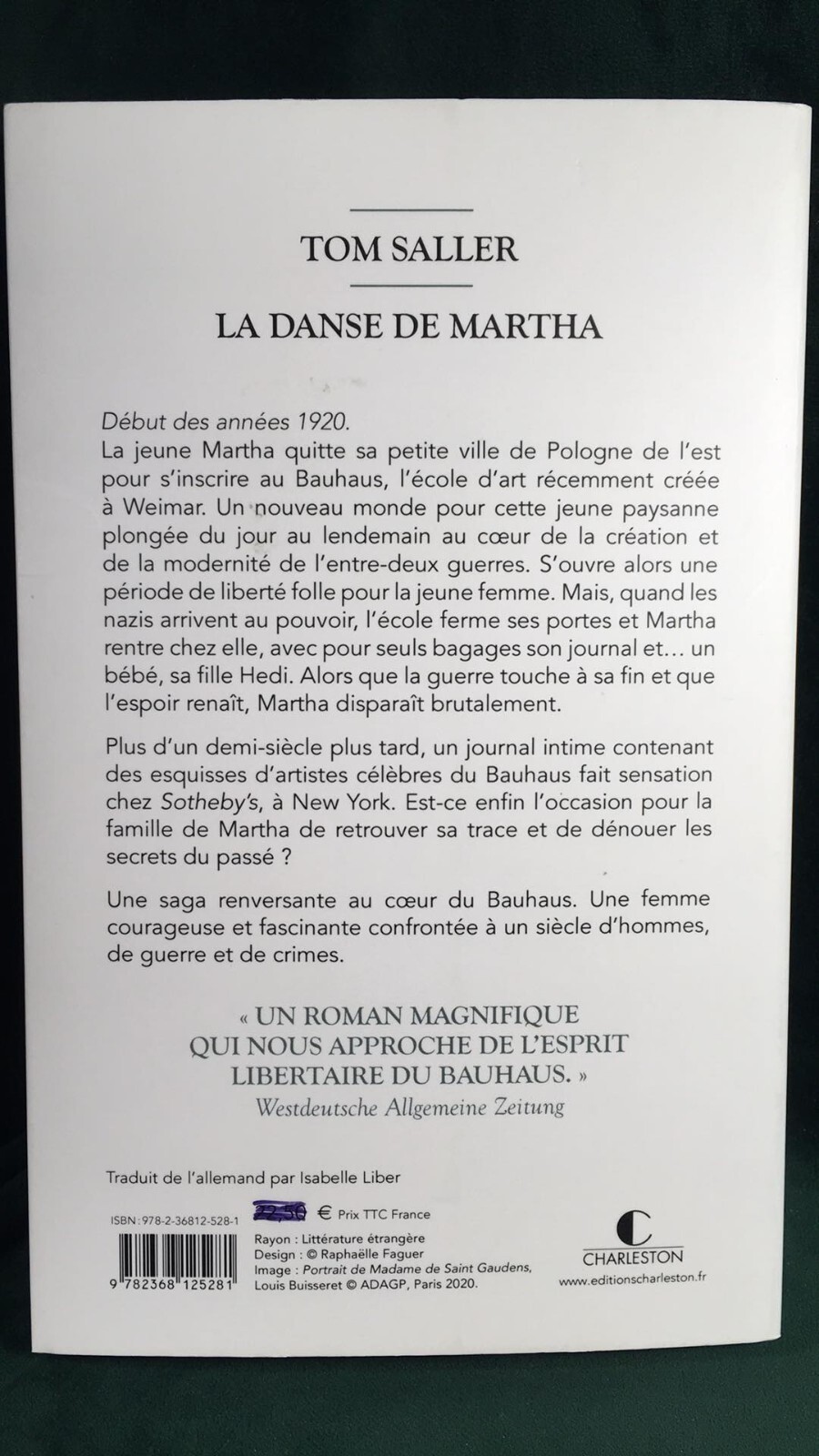 La Danse de Martha - Tom Saller / Editions : Charleston / Grand Format ...