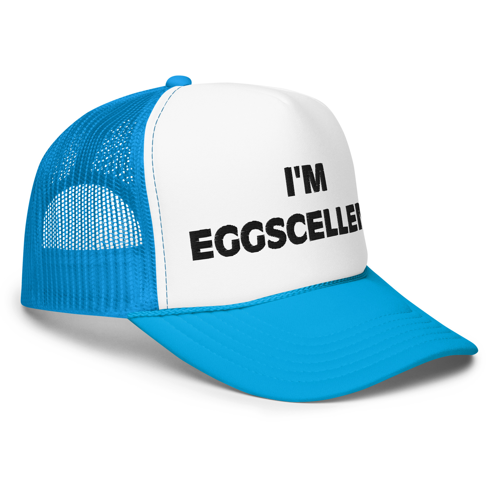 I'm Eggscellent Embroidered Trucker Hat, Regular Show Hat | eBay