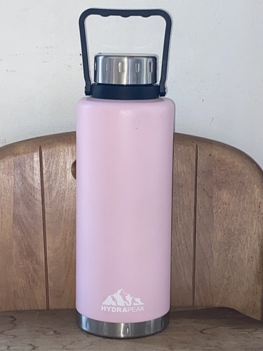 Pink HYDRAPEAK Wide Mouth 67 oz. Stainless Steel Water Bottle Flask ...