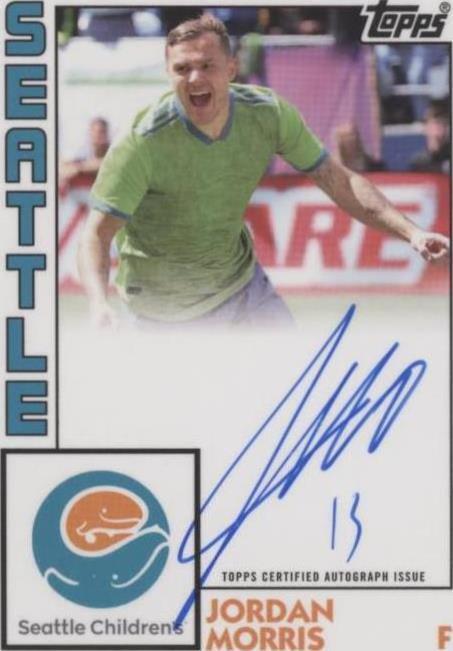 2020 Topps Seattle Children's Heroes - Jordan Morris #SCH-13 Autographs ...