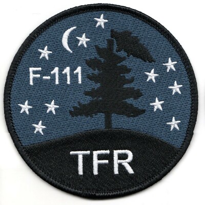 4" F-111 Aardvark TFR Club Terrain Following Radar Round Embroidered ...