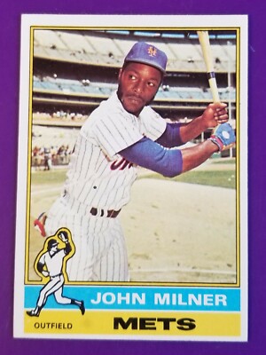 1976 TOPPS BASEBALL CARD #517 JOHN MILNER NEW YORK METS | eBay