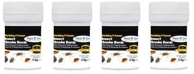4 Pack Flea Bomb Killer Foggers For Fleas 3.5g Treatment Cat / Dog ...