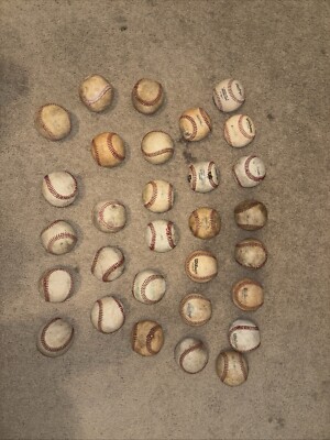 Lot Of 30 Used Baseballs | eBay