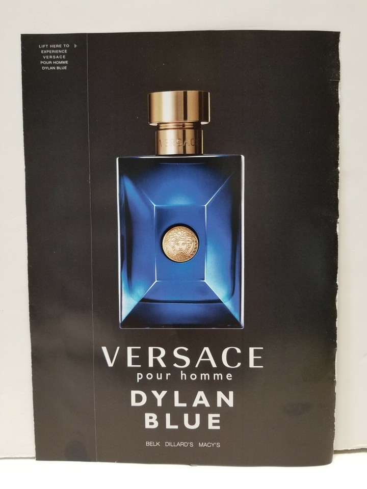 Versace Pour Homme Dylan Blue Cologne Advertisement Gentlemen Ad ...