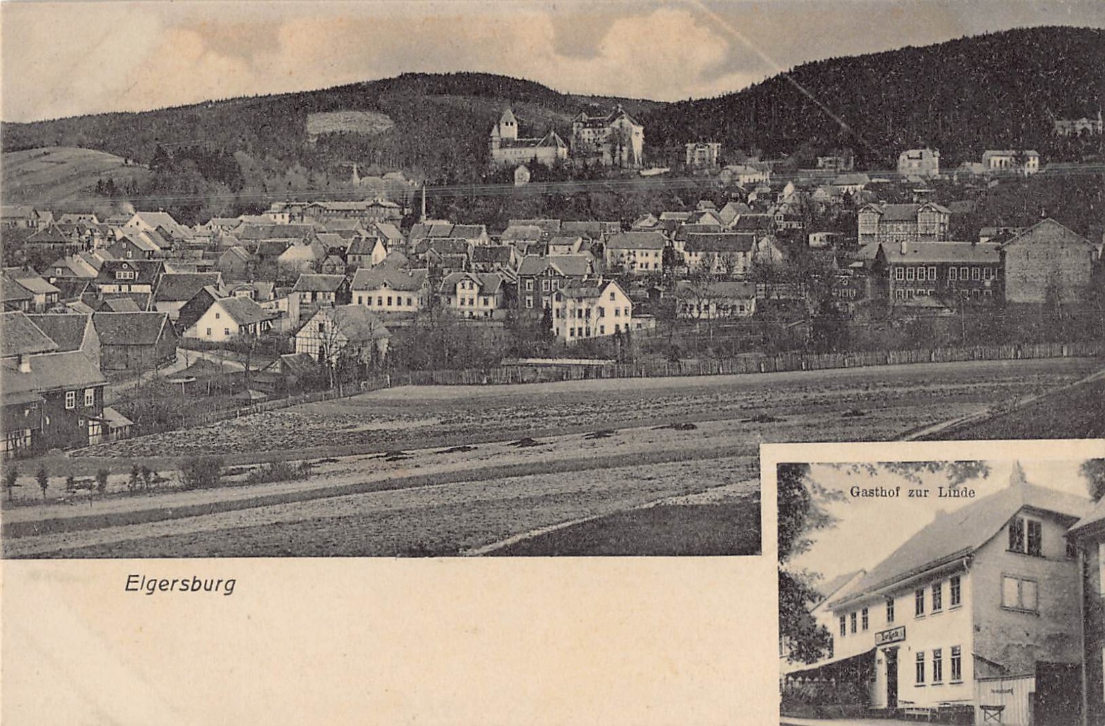ELGERSBURG GERMANY~PANORAMA-GASTHOF zur LINDE-FRITZ GERECKE PHOTO ...
