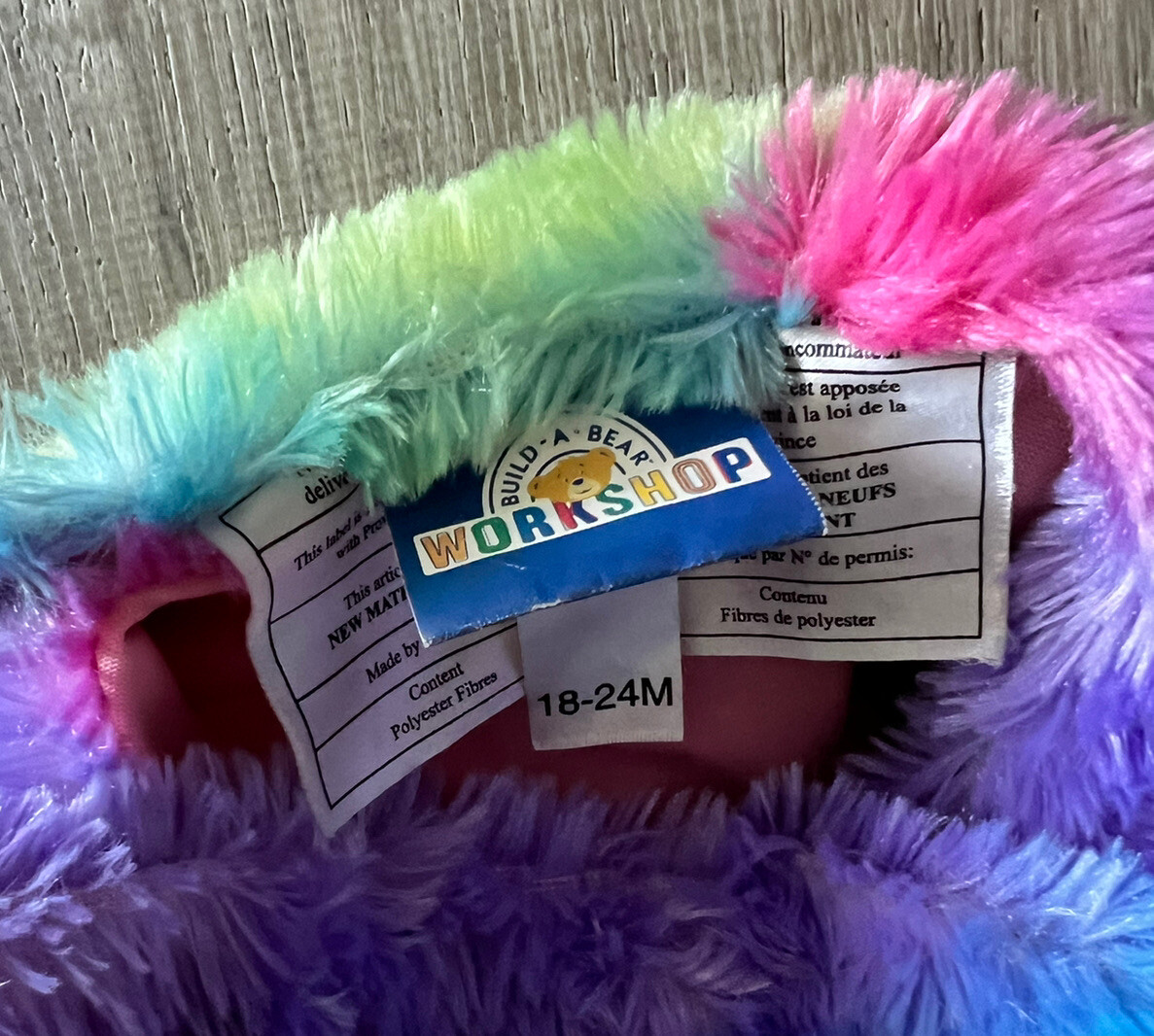Build-A-Bear Rainbow Teddy Belly Baby Toddler Costume… - Gem
