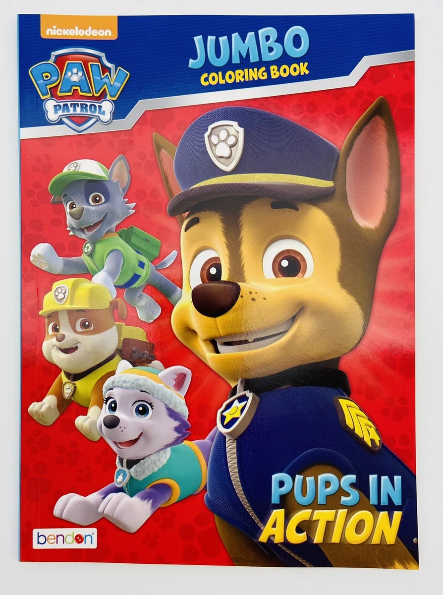 Paw Patrol Coloring Book Chase