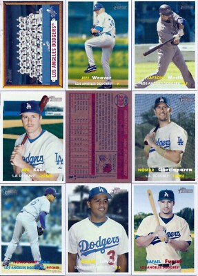 2006 Topps Heritage Los Angeles Dodgers Complete Regular Team Set (13 ...