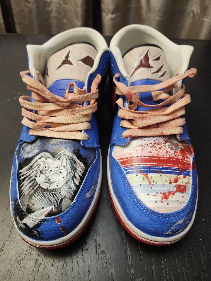 Custom Chucky Good Guys Jordan 1 Low Mens Size 12 Shoes | eBay