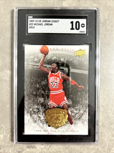 Michael Jordan 2009-10 UD Upper Deck Jordan Legacy Gold #32 - SGC 10 ...