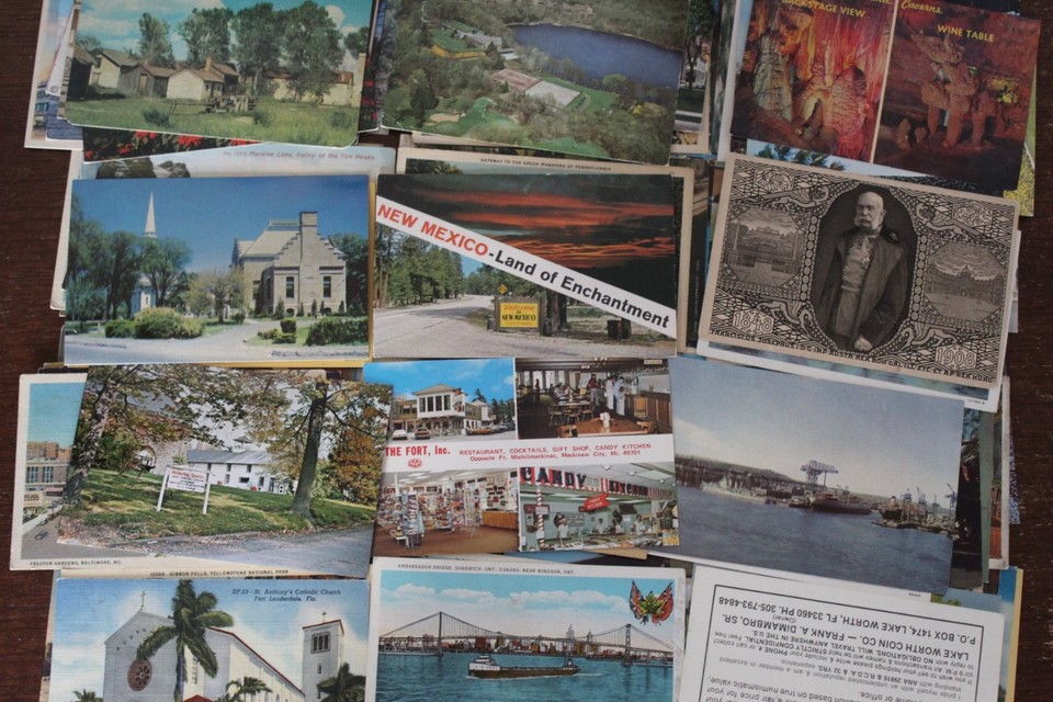 2000+ Standard Postcard Box Lot Post Card PC Souvenir View USA US ...