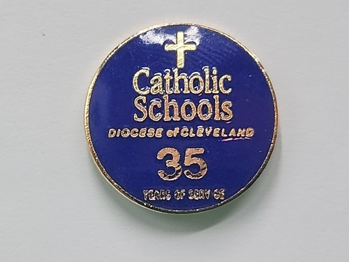 Diocese of Cleveland Catholic Schools 35 Year Service Gold Tone Church ...