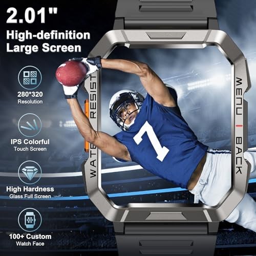 Military Smart Watch for Men(Answer/Make Call), Outdoor Sports W60 ...