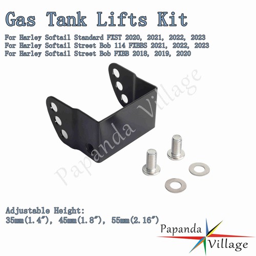Fuel Gas Tank Mount Lifts Kit For Harley Softail Street Bob 114 FXBBS ...