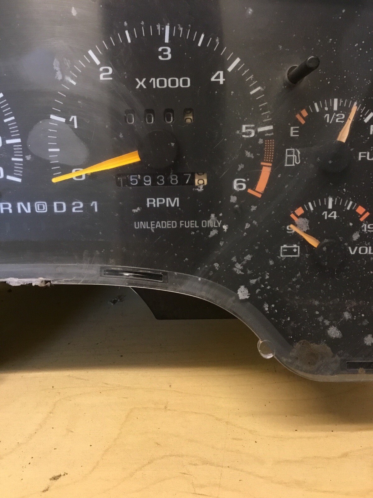 1995 GMC Sonoma Speedometer - Spots on plexiglass | eBay
