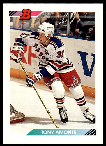 1992 Bowman #389 Tony Amonte - New York Rangers | eBay