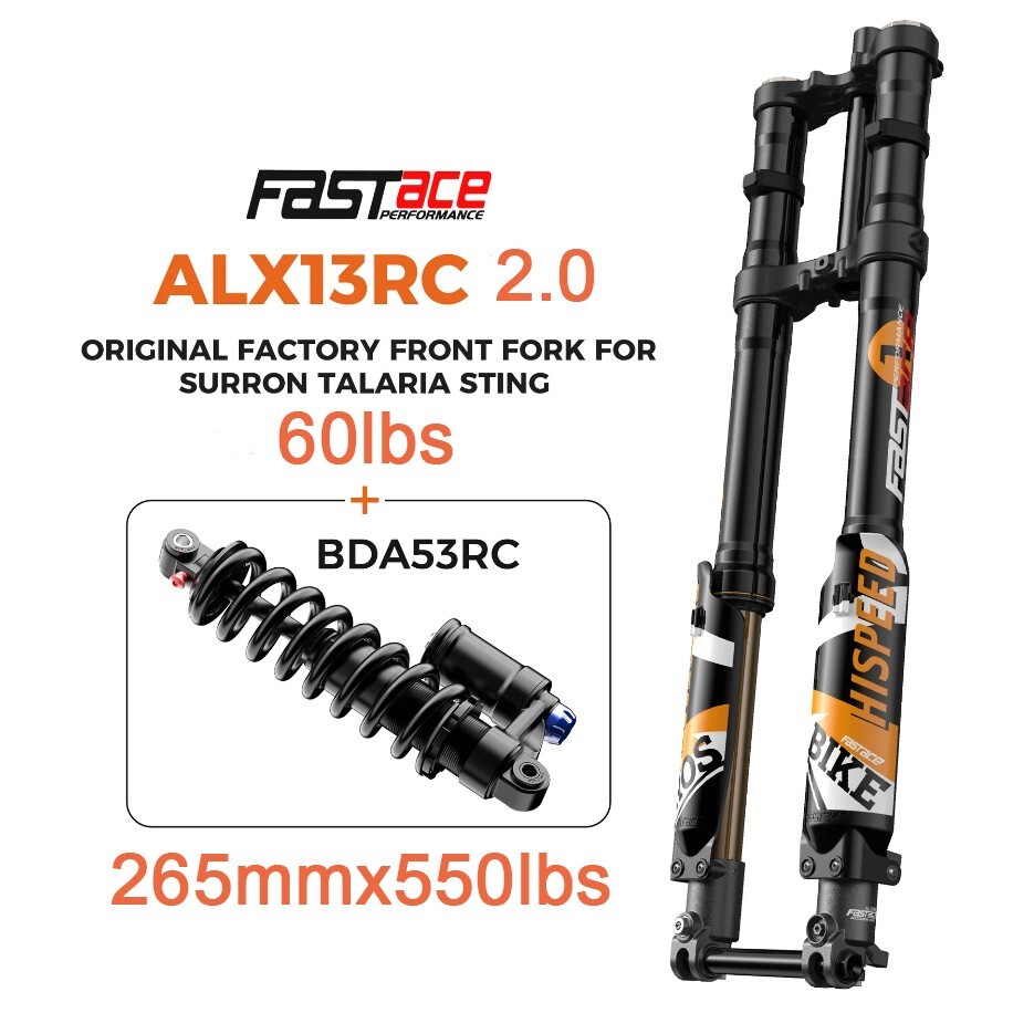 FASTACE ALX13RC 2.0 ORIGINAL FRONT FORK SUSPENSION FOR SURRON W/ 265 ...