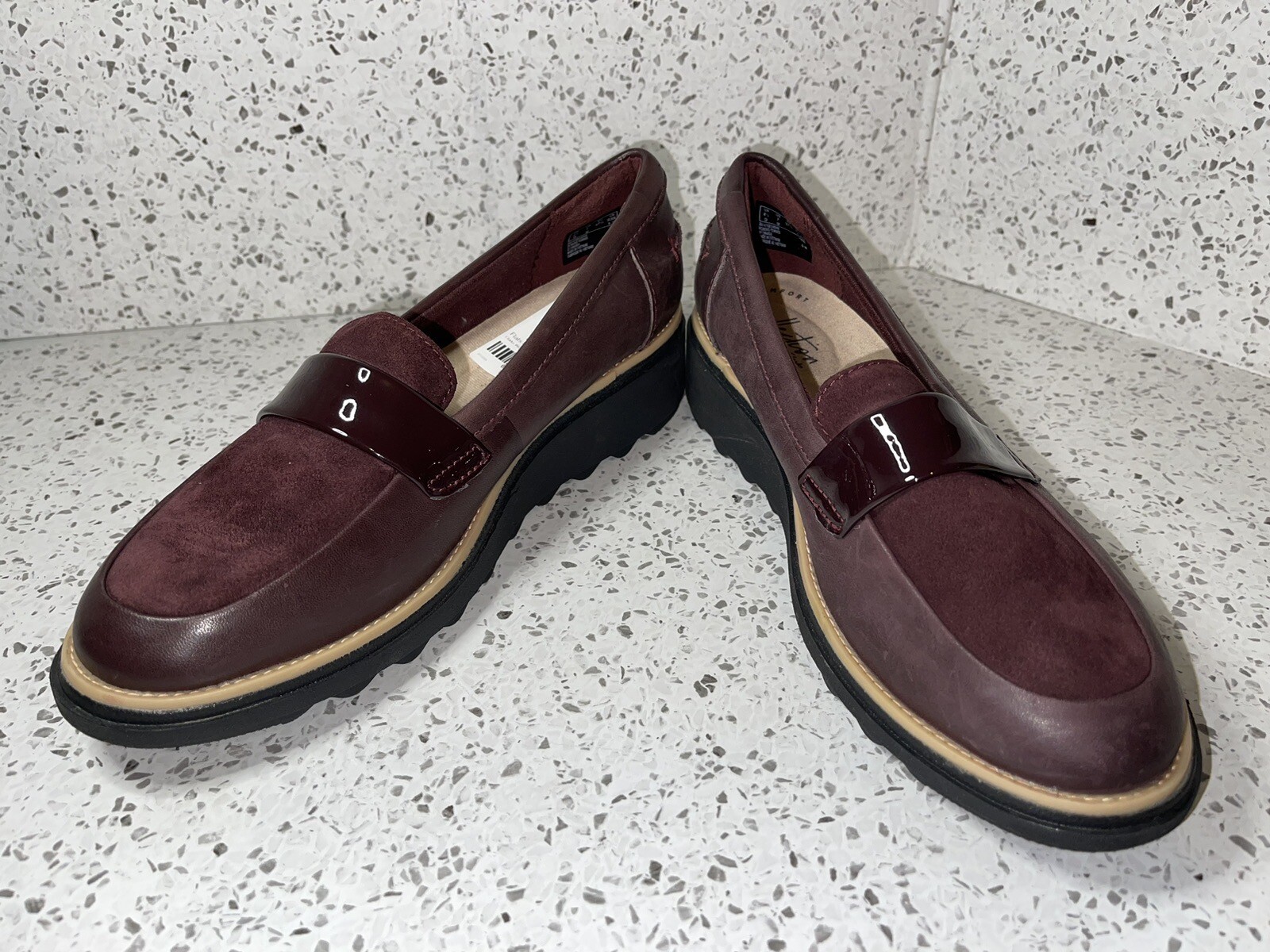 Clarks Sharon Gracie Cranberry Shoe Loafer Women's Size 7M Ultimate ...