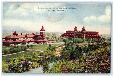 c1910 Broadwater Hotel and Hot Springs Helena Montana MT Antique ...