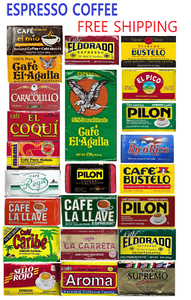 cafe espresso coffee ground sealed brick la llave pilon bustelo GOURMET ...