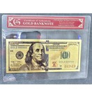 1 Gram .999 Gold - Benjamin Franklin Note Bar | eBay