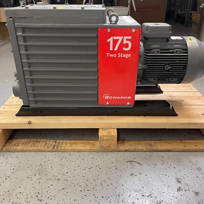 Edwards E2M175 Dual Stage Rotary Vane Mechanical Industrial Vacuum Pump ...