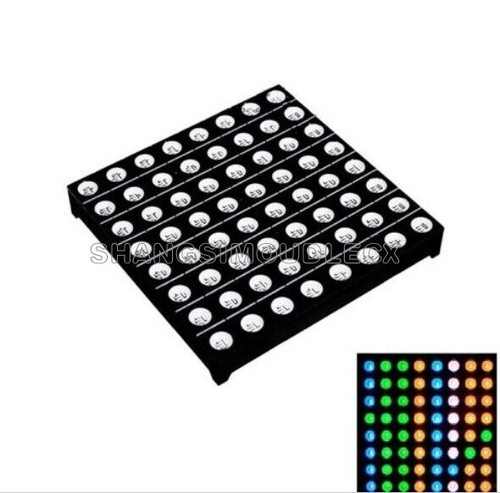 60x60mm 5mm 8*8 8x8 Common Anode Full Color RGB LED Dot Matrix Display ...