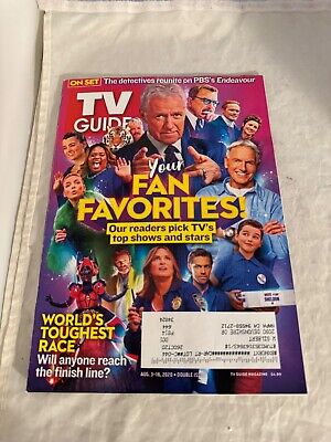 Aug. 3 2020 TV Guide Magazine Alex Trebek Fan Favorites Double Issue | eBay