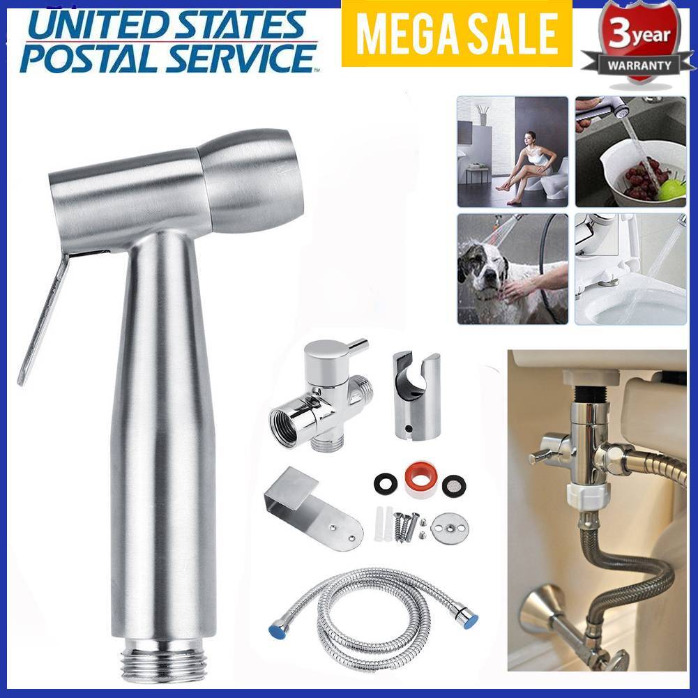 Bidet Douche Toilet Spray Set Shattaf Shower Head Hose Sprayer Kit ...