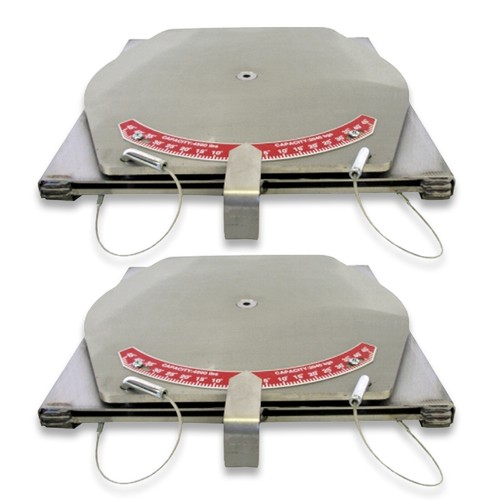 Stainless Steel Med Duty Alignment Rack Turn Table Plates Pointers ...