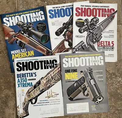 Shooting Times Magazines frim 2019 And One from 2016. 5 Issues Media ...