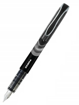 Zebra Fountain Pen, 0.6mm Stainless Steel Nib, Fine Tip Choose Color ...