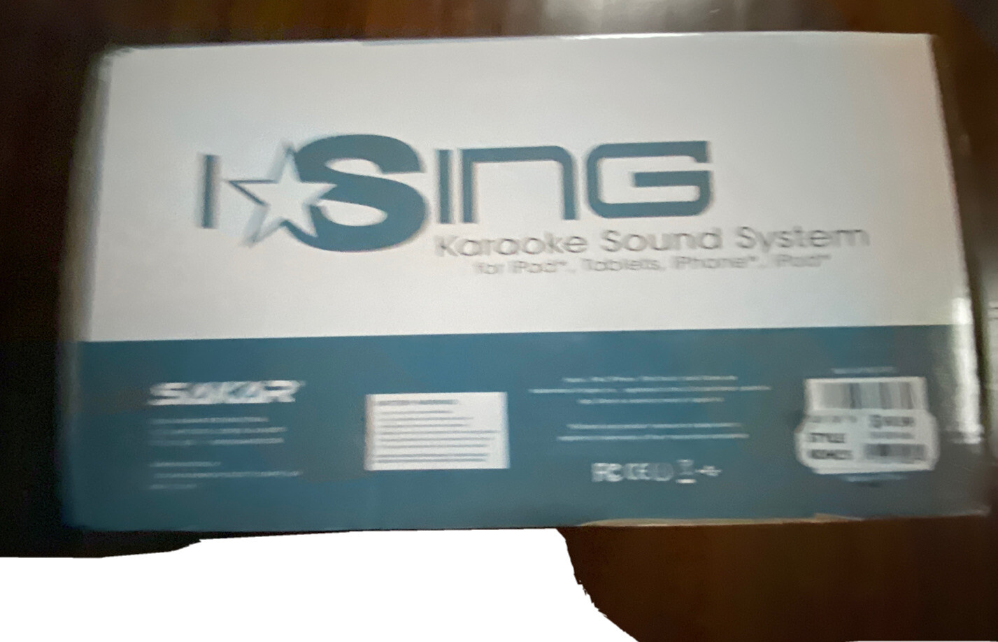 Vivitar ISK IPD Ising Karaoke Machine Sound System W Microphone for ...