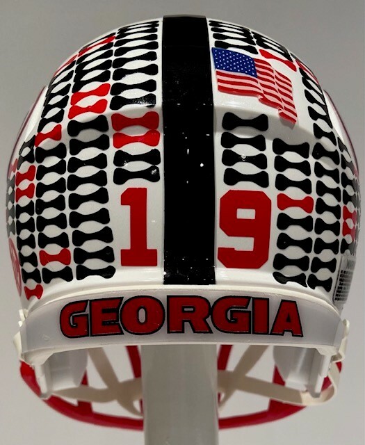 GEORGIA BULLDOGS CUSTOM LUNAR RIDDELL MINI HELMET - PICK YOUR PLAYER | eBay
