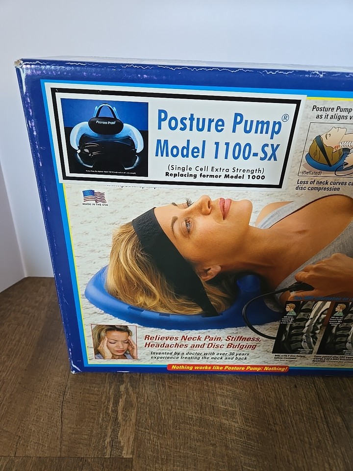 Posture Pump 1100-SX Neck Disc Hydrator Cervical Spine Therapy Pain ...
