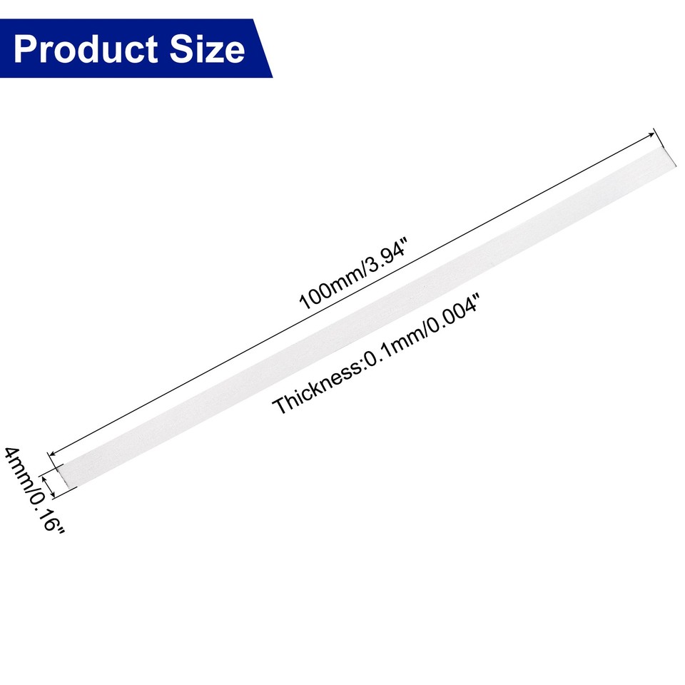 Pure Nickel Strip 0.1mm x 4mm x 100mm Battery Soldering Tab 40 Pcs | eBay