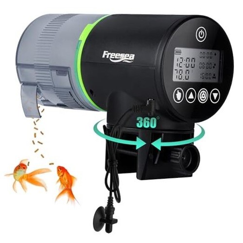 Aquarium Automatic Fish Feeder: Programmable Auto Food Dispenser - Smart Fish | eBay