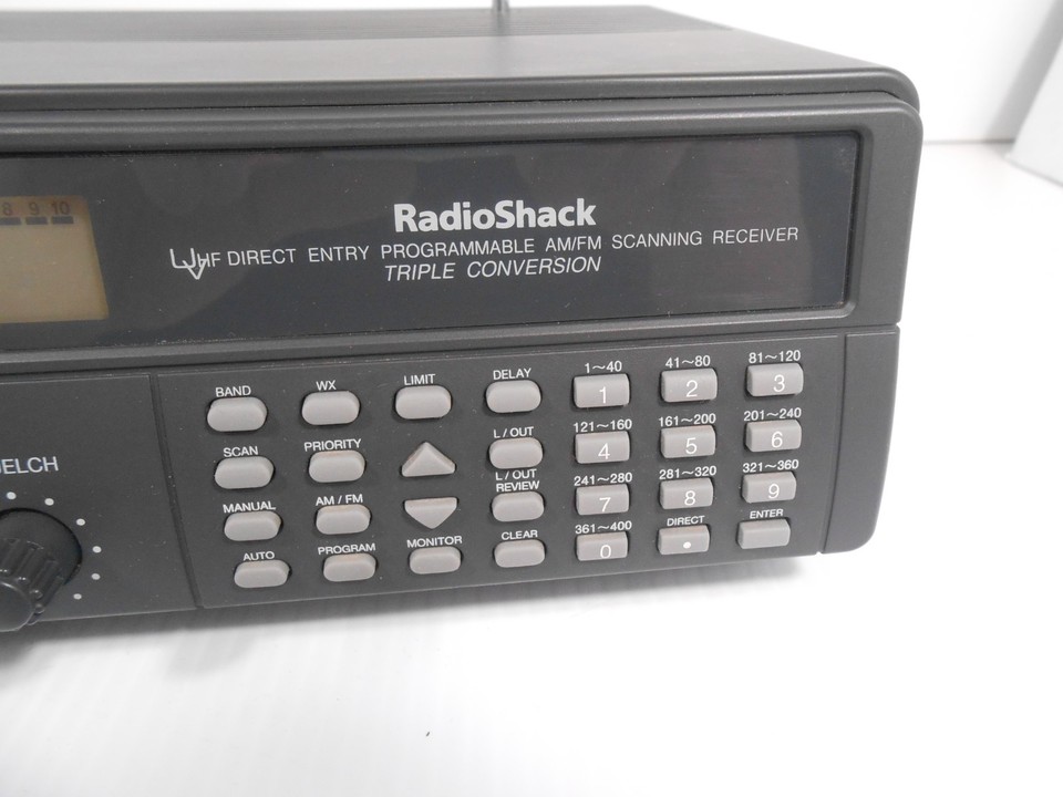 Vintage Radio Shack PRO-2041 400 Channel Scanning Receiver. Cat No: 20 ...