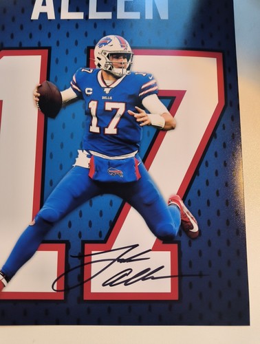 Josh Allen Autographed Signed 8x10 Photo Buffalo Bills NFL MVP | eBay