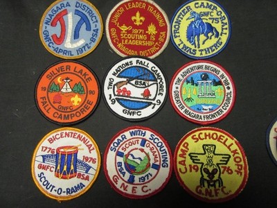 Greater Niagara Frontier Council 16 Camp & Activity Patches 1970-80's ...