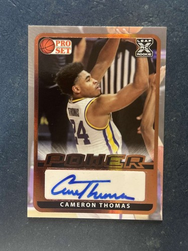 2022 Leaf Power Cam Thomas Autograph LSU Tigers RC | eBay