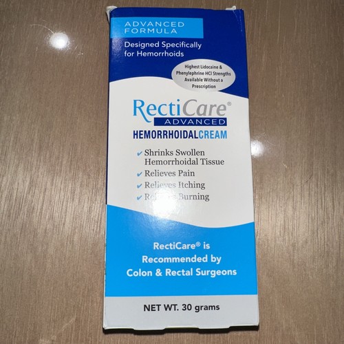 RectiCare Advanced Hemorrhoidal Cream Hemorrhoids 30g Recti Care Exp ...