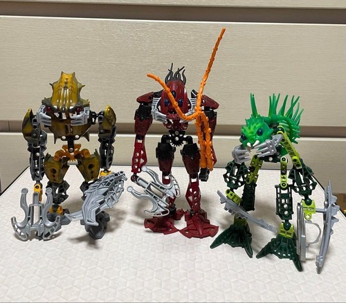 LEGO 8917 Kalmah 8918 Carapar 8920 Ehlek Bionicle Barraki 2007 without ...