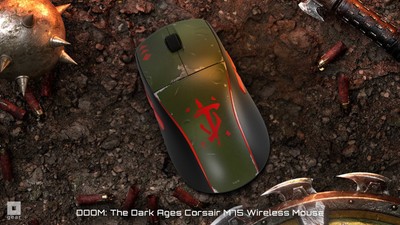 DOOM The Dark Ages Corsair M75 Wireless Gaming Mouse Doom Slayer RGB ...