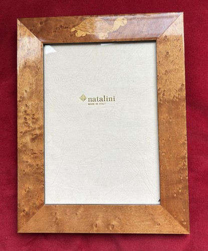 Natalini Made In Italy Rectangular Polished Wood Turtle Photo Frame, 7 ...