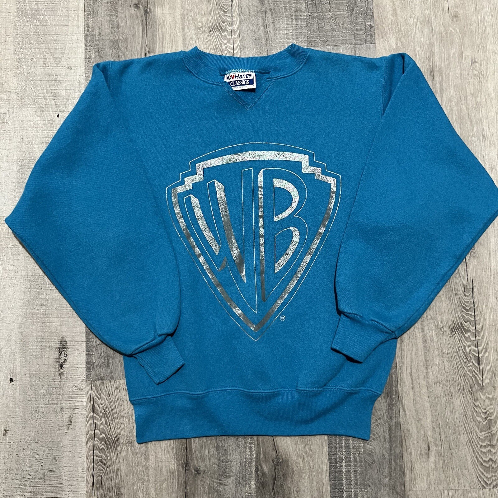 VTG Warner Bros Studio Logo Blue Shimmer Movie Cartoo… - Gem